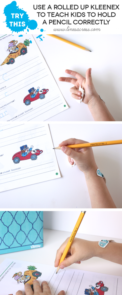 A Simple Trick to Teach Proper Pencil Grip - Lines Across