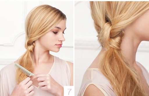10 Fun Ponytail Tutorials - Lines Across