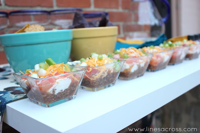 Getting Ready for the Big Game and A Recipe - Lines Across