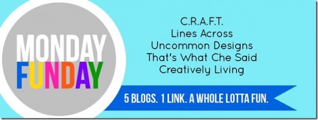 Monday Funday #29 - A Creative Link Party - Lines Across
