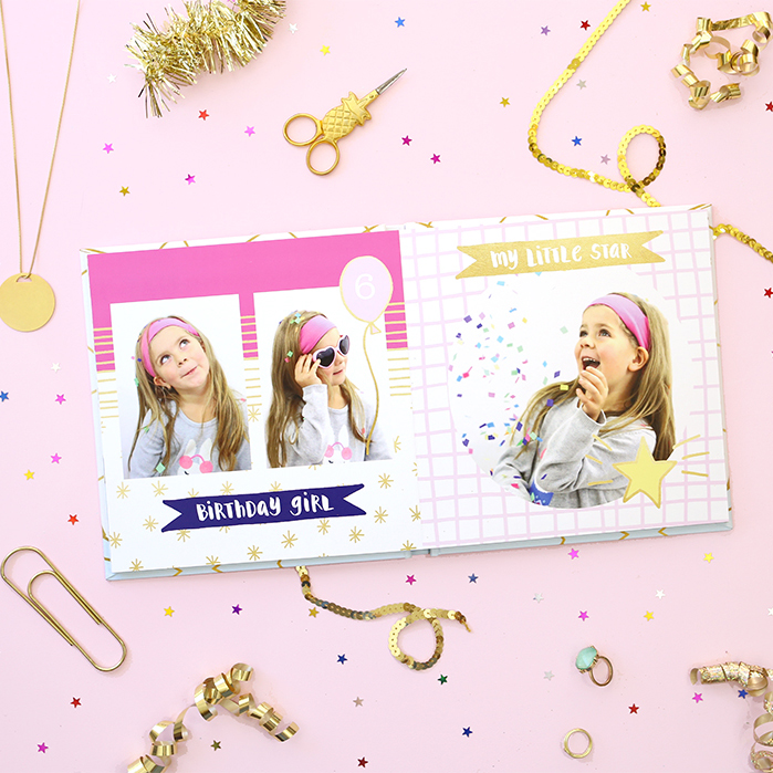 My Pastel and Gold Mixbook Design + Free Wallpapers - Lines Across